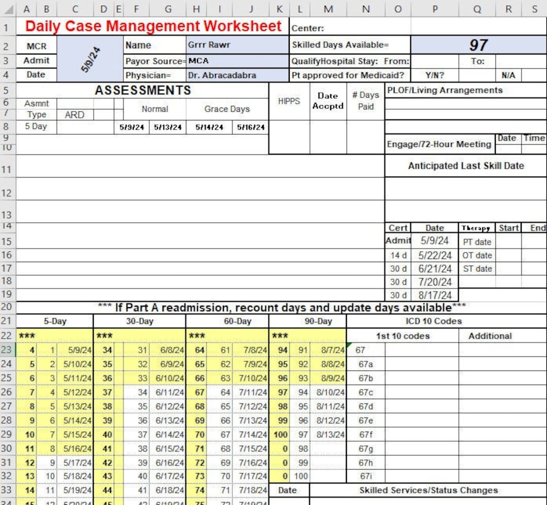 Medicare Meeting Automated Form Skilled Cert Certification Date ...