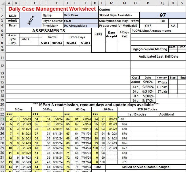 Medicare Meeting Automated Form Skilled Cert Certification Date ...