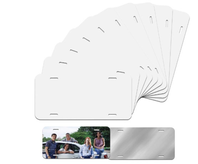Sublimation Blank Metal Aluminum License Plate Dye Sublimation for ...