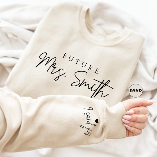 Fiancee Custom Sweatshirt - Etsy