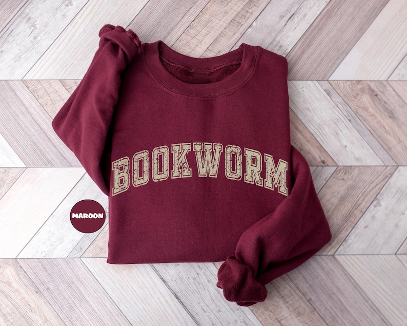 Bookworm Sweatshirt, Book Lover Hoodie, Bookworm Outfit, Book Club ...