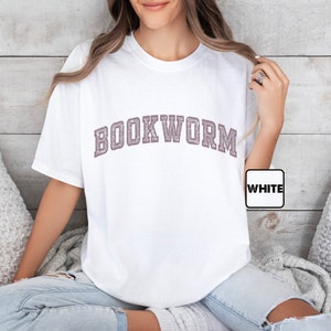 Comfort Colors® Bookworm T-shirt, Book Lover Shirt, Bookworm Tee, Book ...