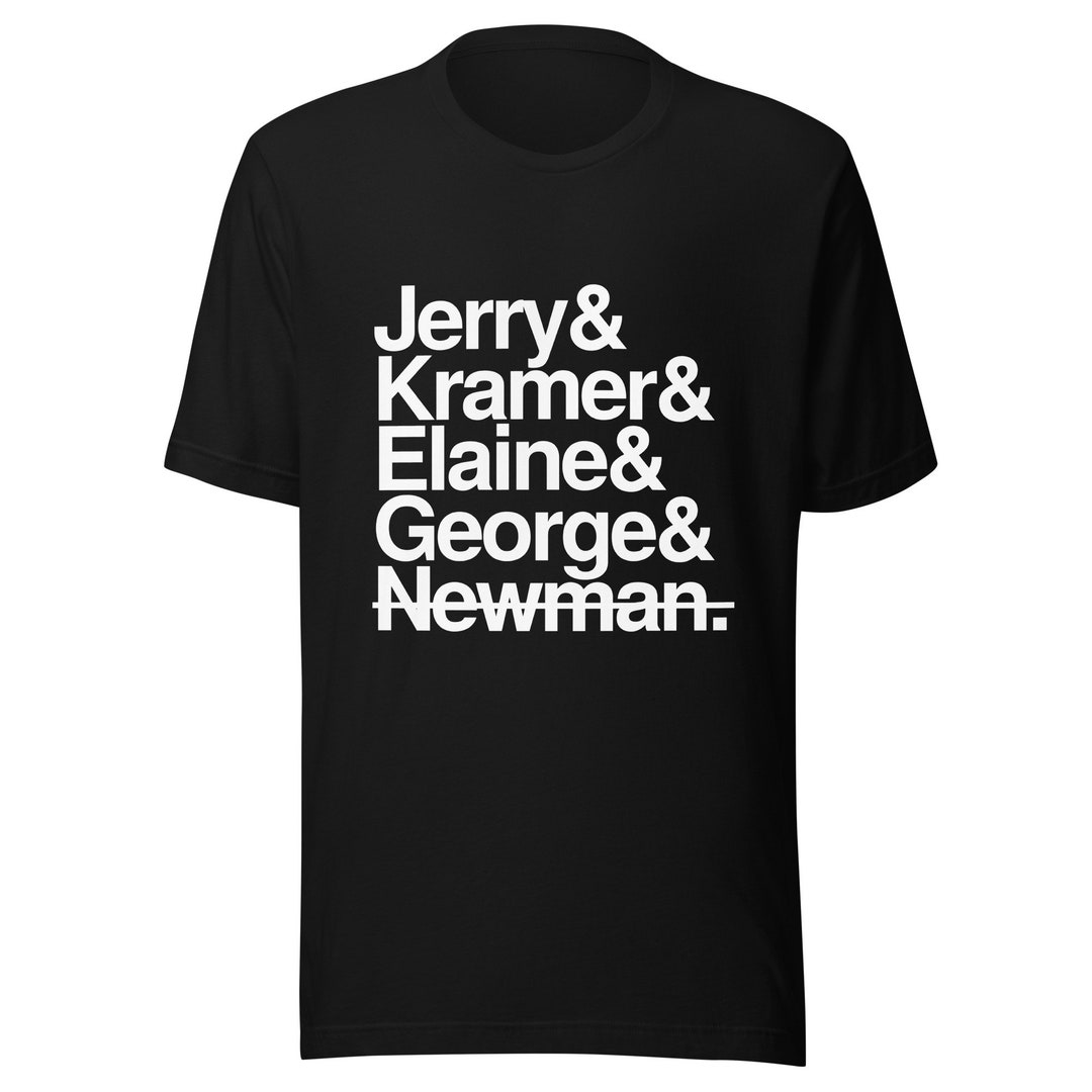 Seinfeld T-shirt Funny Jerry, Elaine, Kramer, George Graphic Tee ...