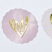 Planche de 18 Stickers - Coeurs Rose & Or | Stickers déco | Effet doré ...