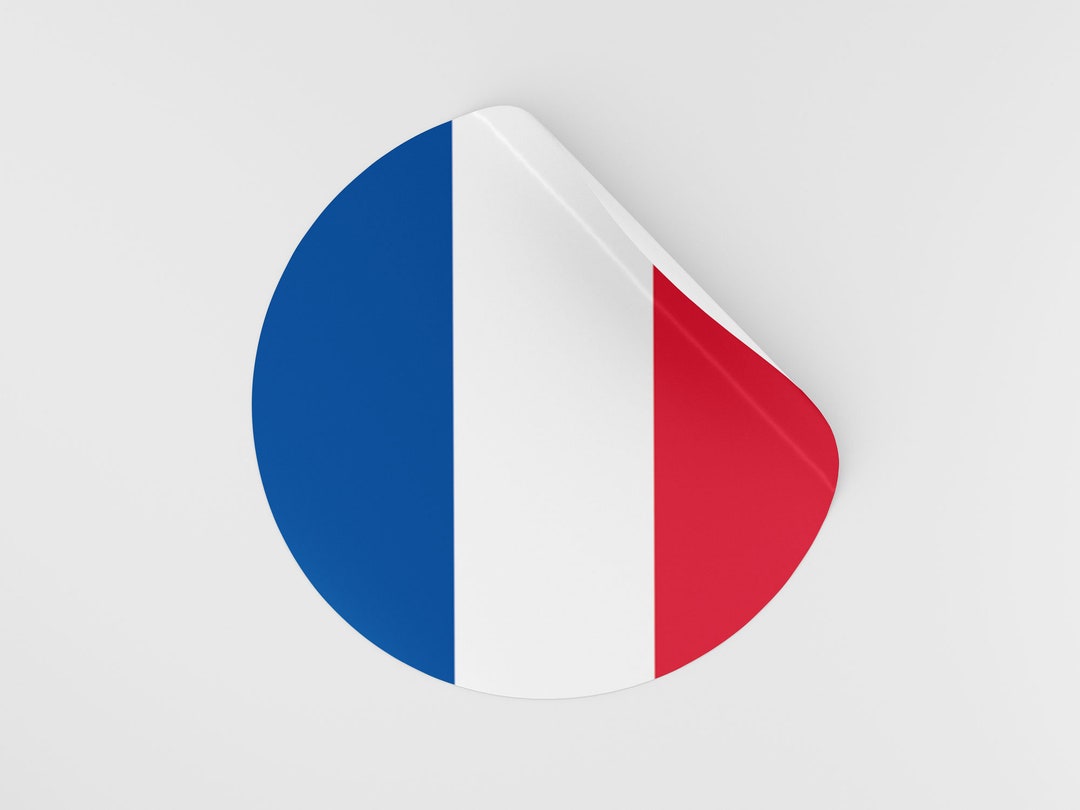 Stickers France Flag Sticker Packaging Made in France - Etsy