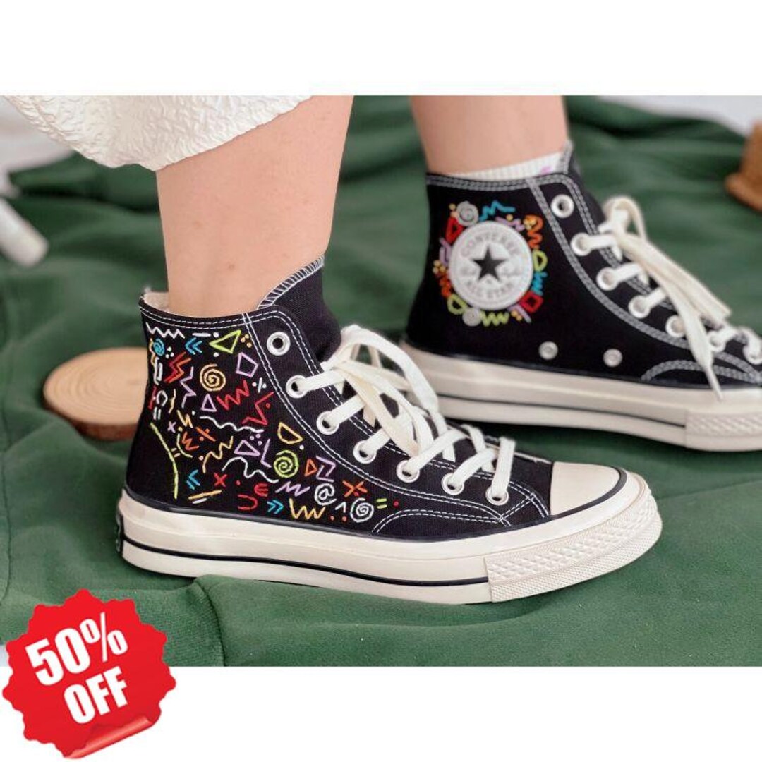 Custom Converse Math Formula Embroidery Pattern Embroidered - Etsy