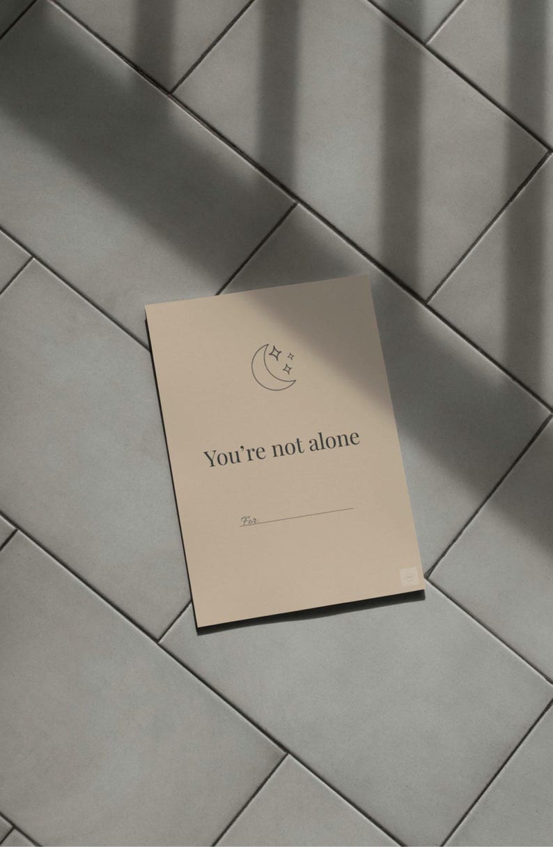 Printable Sympathy Card Set of 9 Minimalist Condolence & Empathy Cards ...