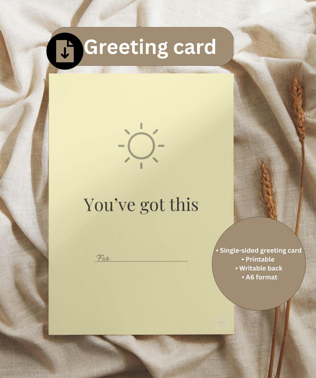 Printable Empathy Card Sympathy Card Condolence Card Digital Funeral ...