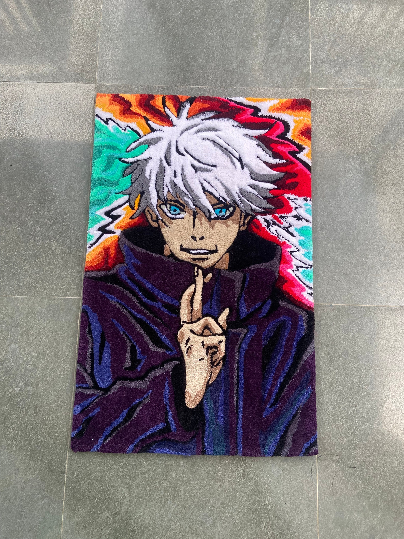 Gojo Custom Rug Jujutsu Kaizen - Etsy