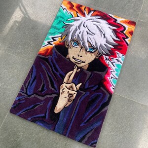 Gojo Custom Rug Jujutsu Kaizen - Etsy