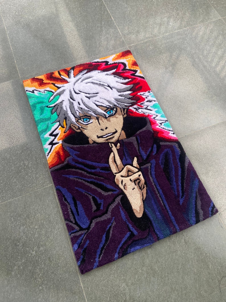 Gojo Custom Rug Jujutsu Kaizen - Etsy