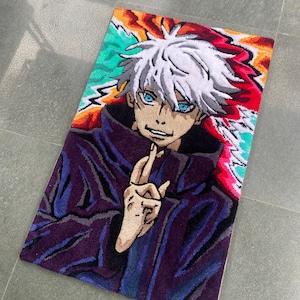 Gojo Custom Rug Jujutsu Kaizen - Etsy