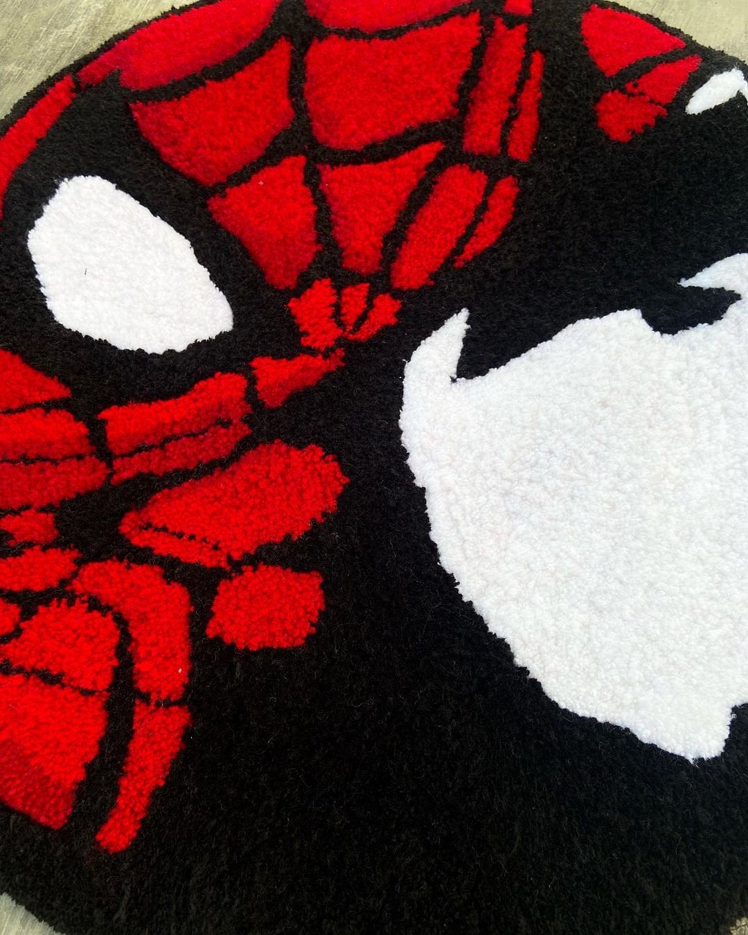 Spiderman Venom Round Rug - Etsy