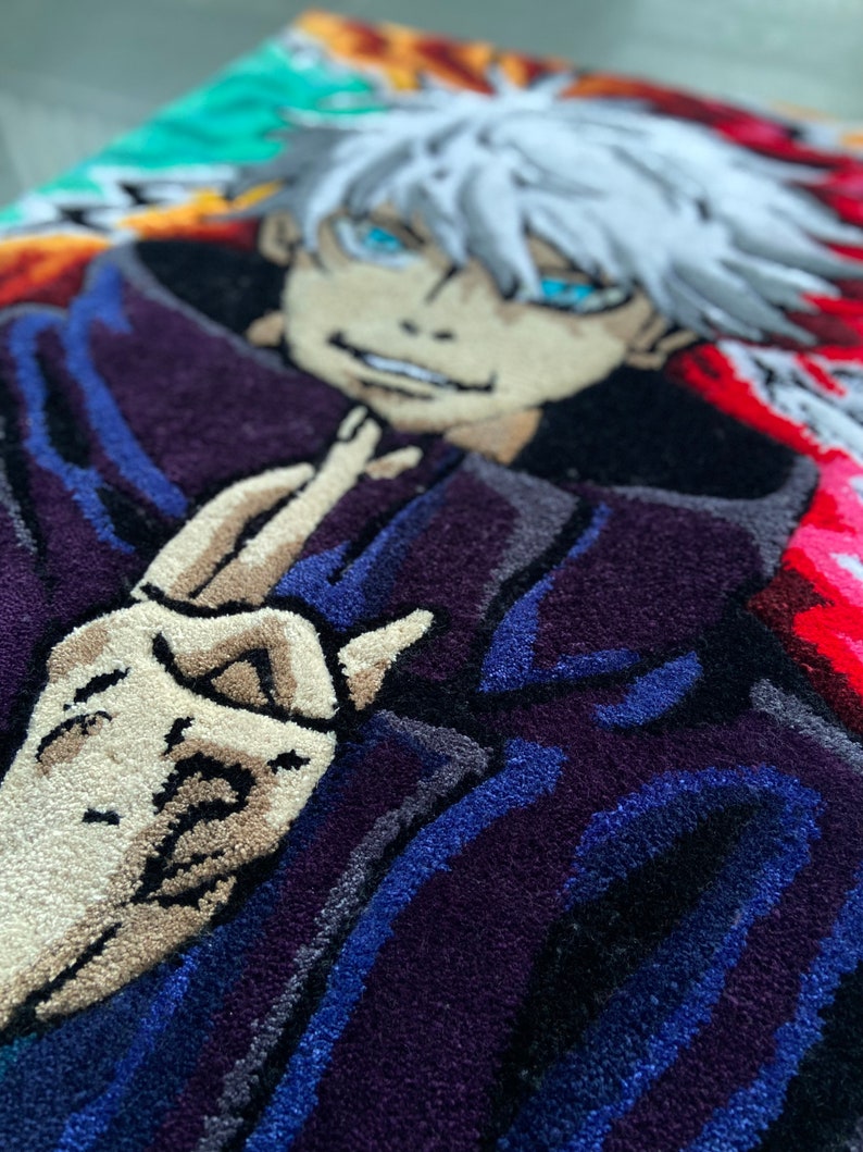 Gojo Custom Rug Jujutsu Kaizen - Etsy