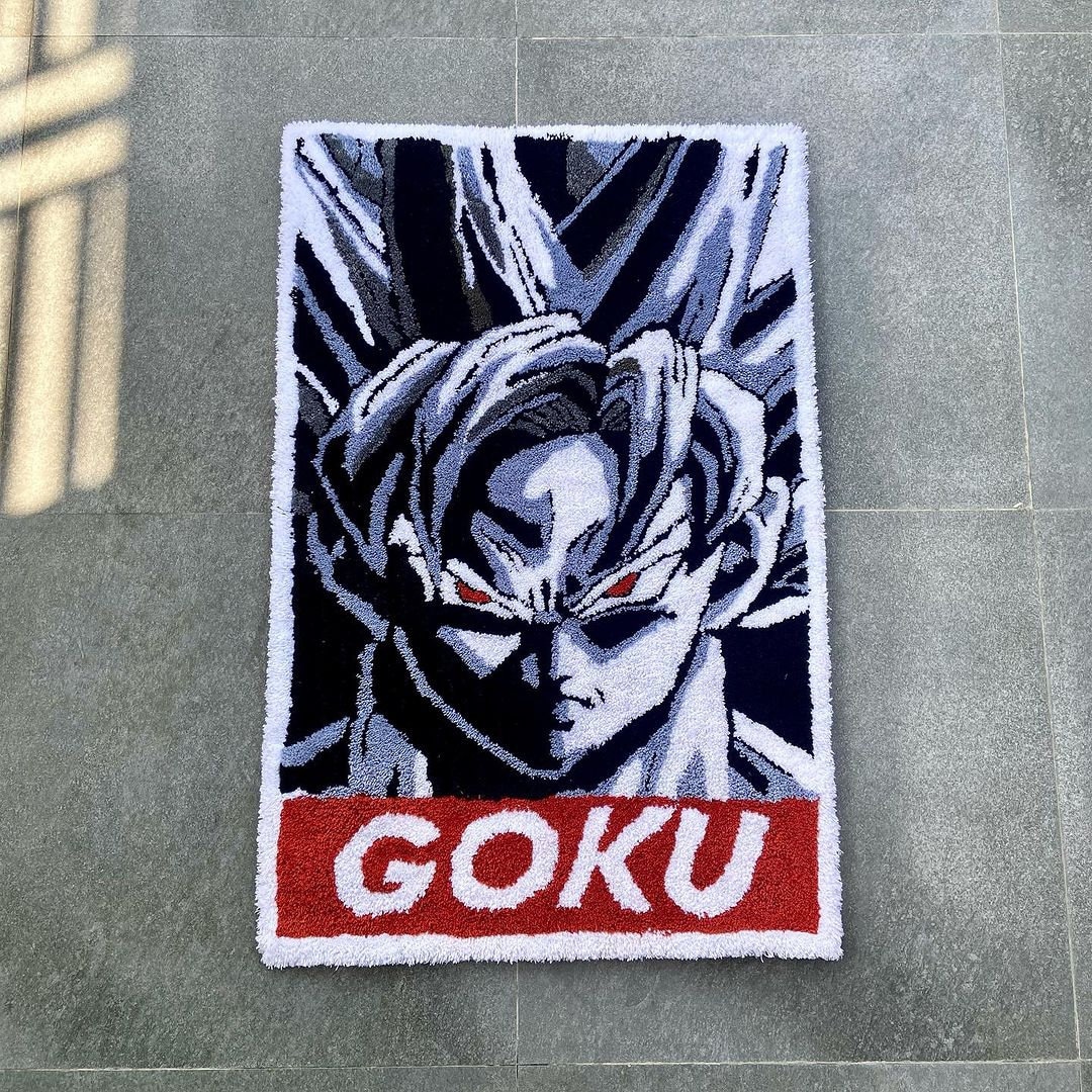 Goku Custom Rug - Etsy