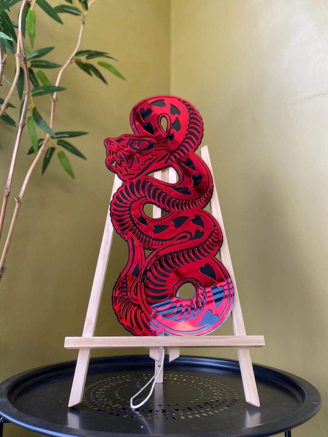 Custom Acrylic Snake Traditional Tattoo Gift for Your Girlfriend and ...