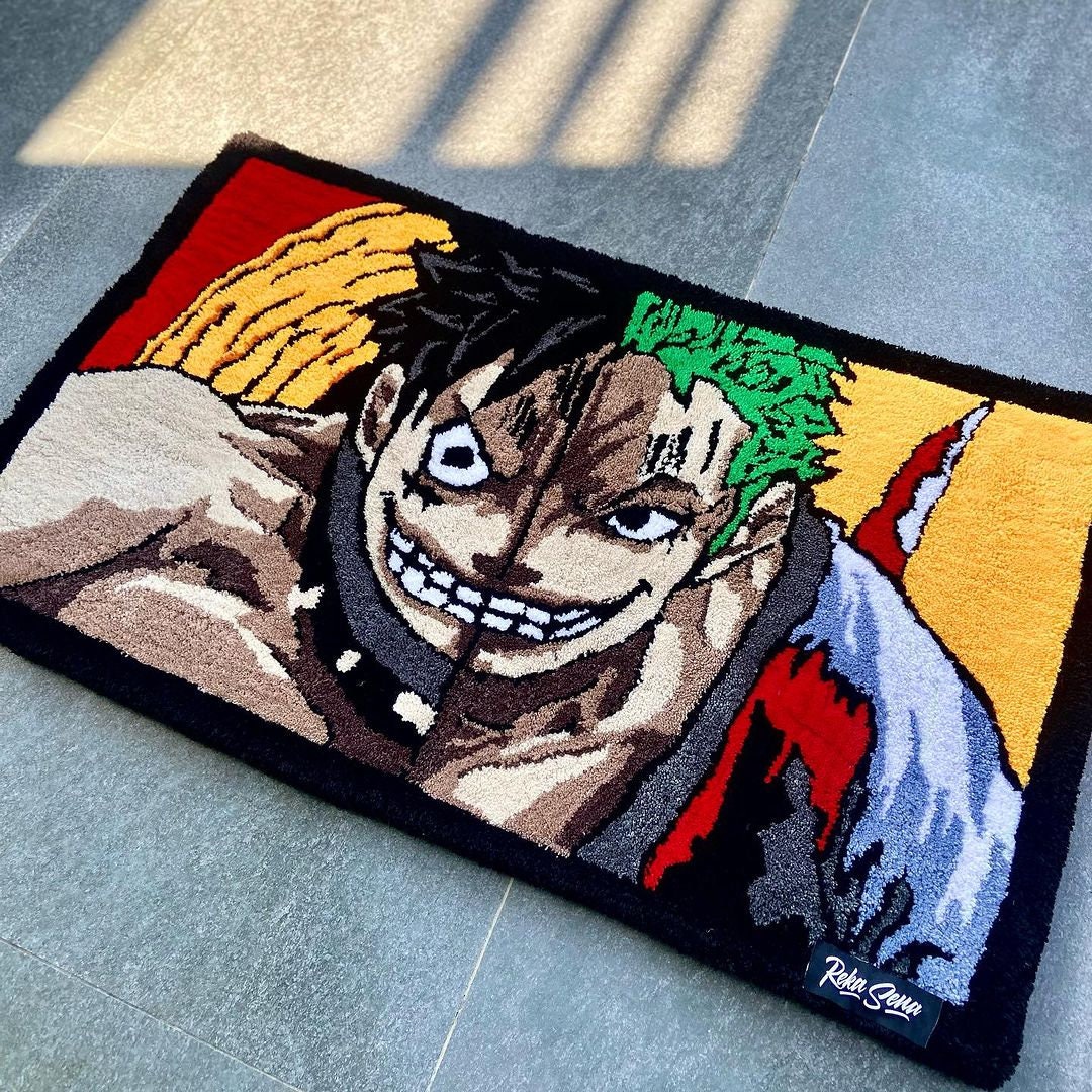 Zorro Lufy One Piece Rug - Etsy