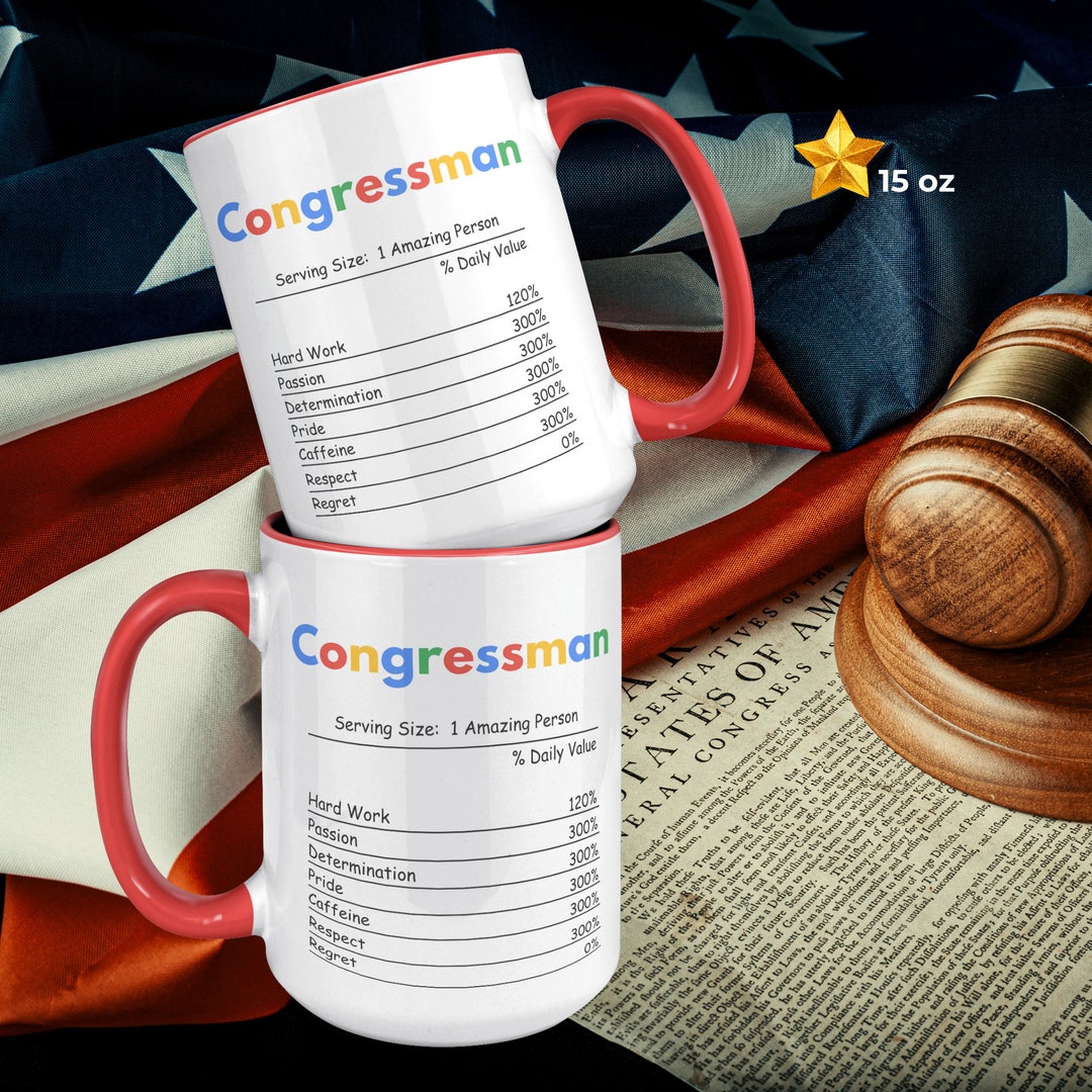 Congressman Gift, Congressman, Congressman Mug, Congress, Legislator ...