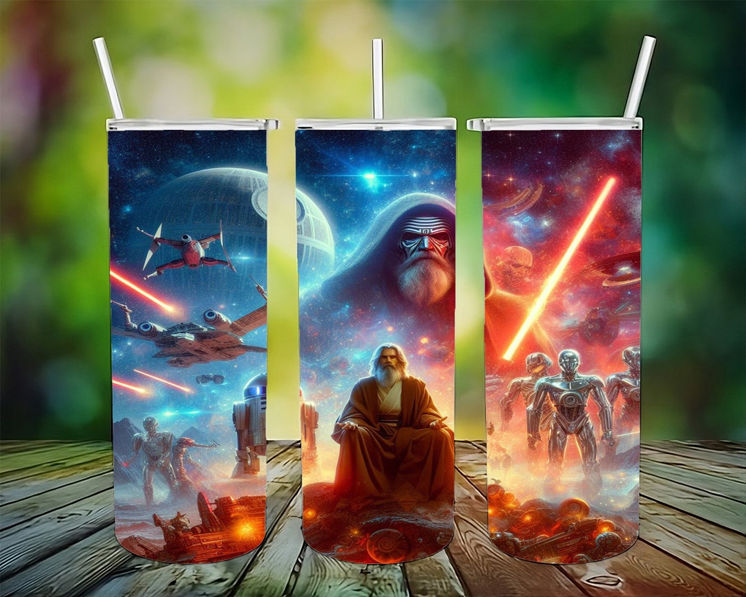 Star Wars Tumbler Wrap, Tumbler PNG Design, Star Wars Sublimation ...