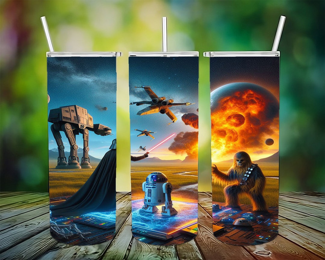 Star Wars PNG Wrap, Darth Vader Tumbler Design, 20oz Sublimation ...