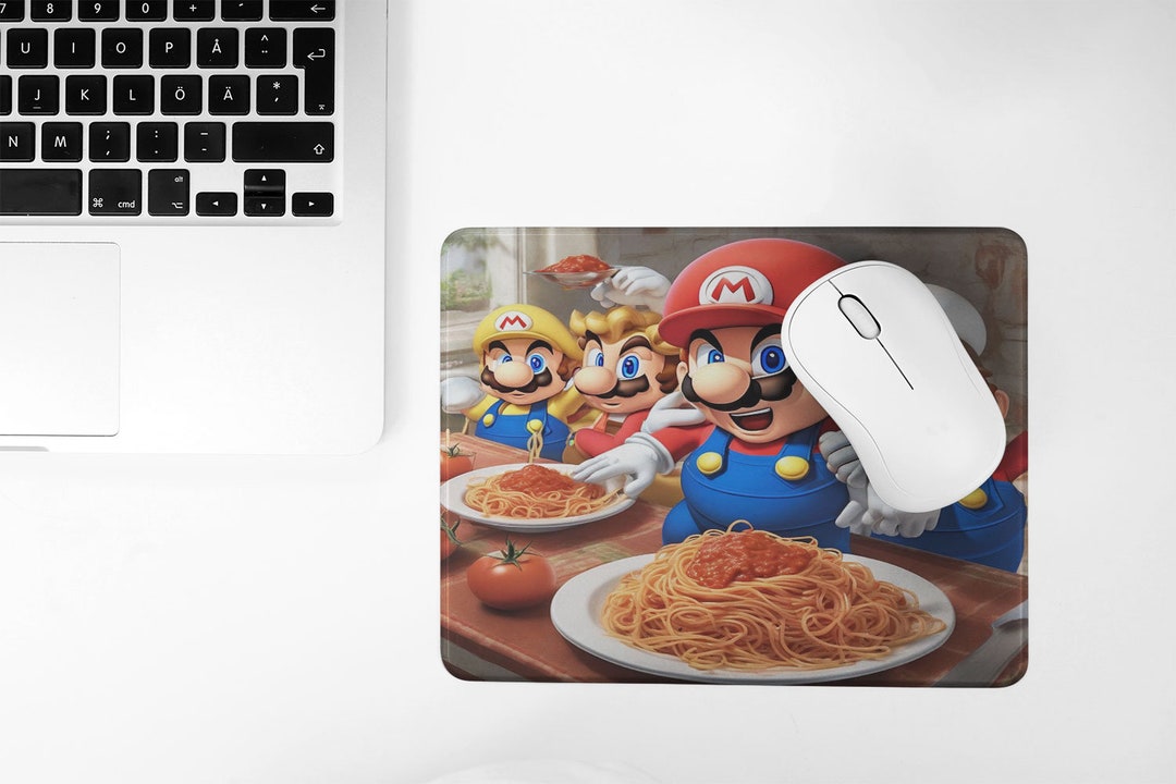 Mario Bros Mouse Pad, Mario Gamer Mouse Pad, Computer Mouse Pad, Gaming ...