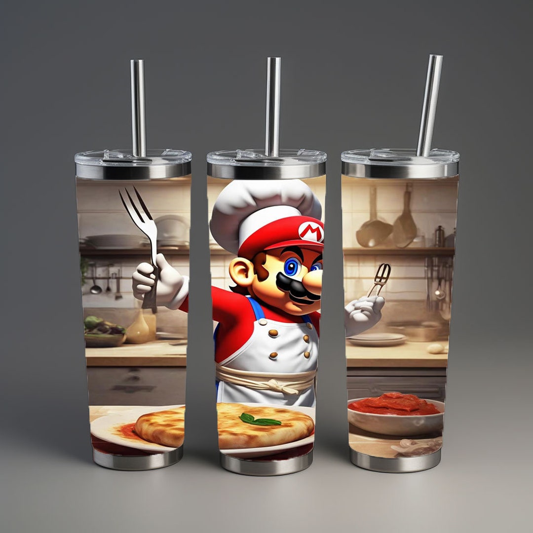 Chef Tumbler Png Design Wrap, Super Mario Png Design, Sublimation ...
