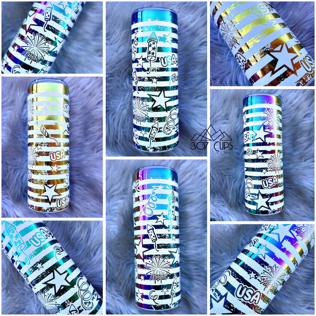 USA America 4th of July Laser ENGRAVING Tumbler Wrap SVG - Etsy
