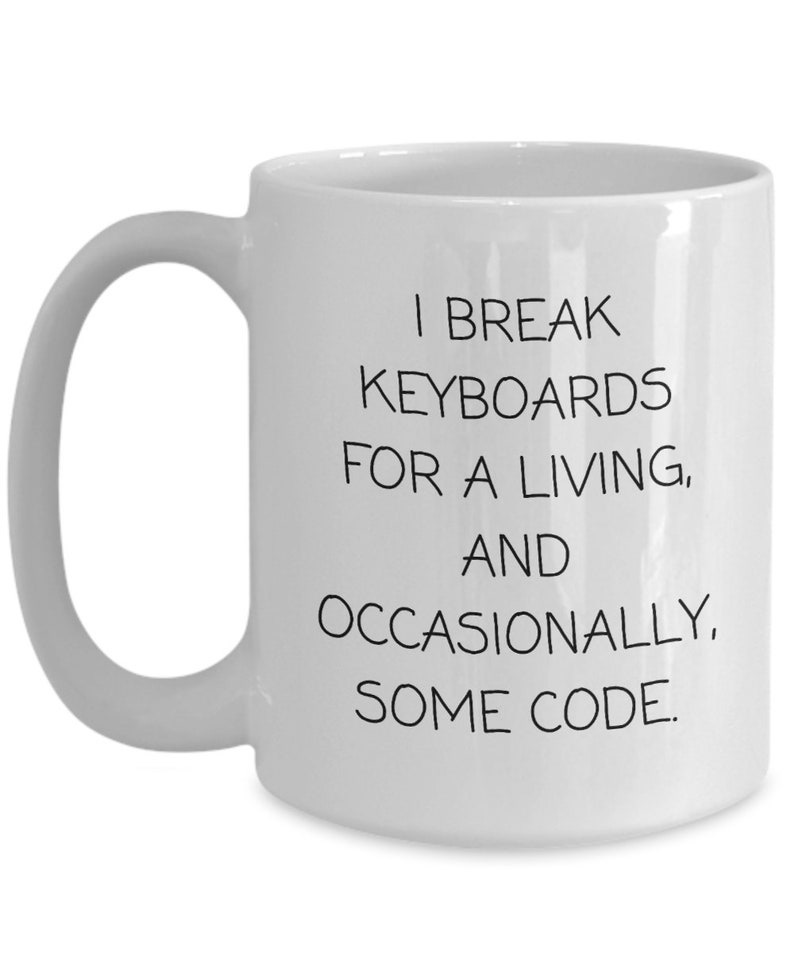 Humorous Technology Hacker Mug, Funny Gift Ideas for Computer Coding ...
