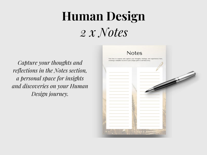 Human Design Workbook | Printable Workbook | 55 Pages of Self-descovery ...