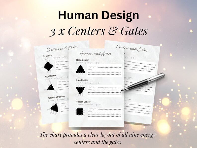 Human Design Chart | Human Design Bodygraph: Your Printable PDF Guide ...