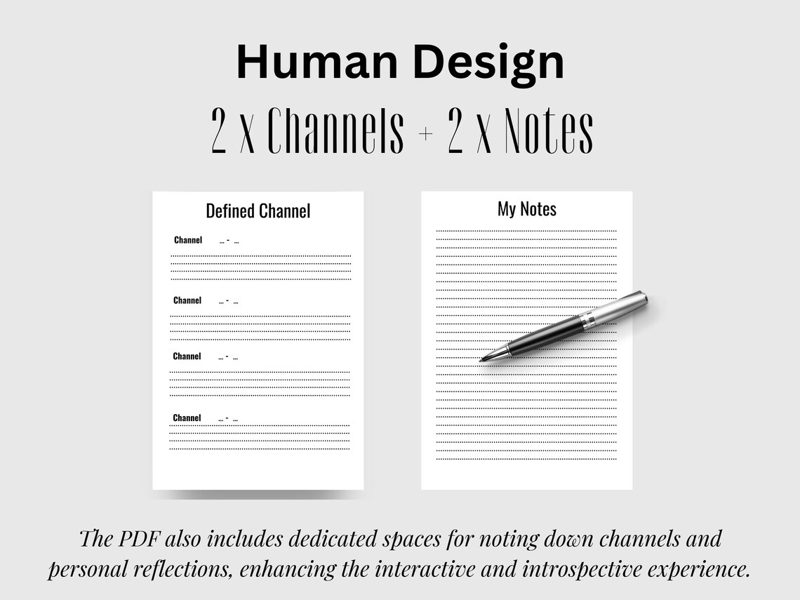Human Design Chart: Self-discovery Bodygraph (printable PDF Guide) - Etsy