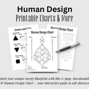 Human Design Chart: Self-discovery Bodygraph (printable PDF Guide) - Etsy