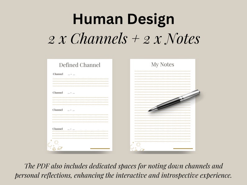 Human Design Chart | Human Design Bodygraph: Your Printable PDF Guide ...