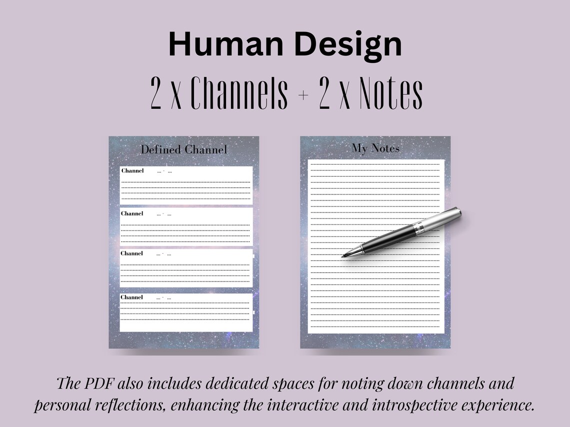 Human Design Chart: Self-discovery Bodygraph (printable PDF) - Etsy
