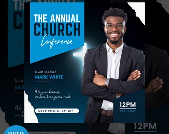 Church Flyer, Revival Flyer, Memorial Flyer, Bible Study Flyer, DIY ...