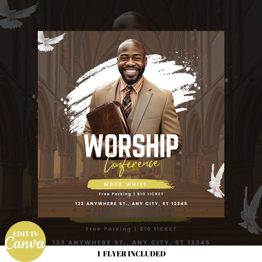 Church Flyer, Revival Flyer, Memorial Flyer, Bible Study Flyer, DIY ...