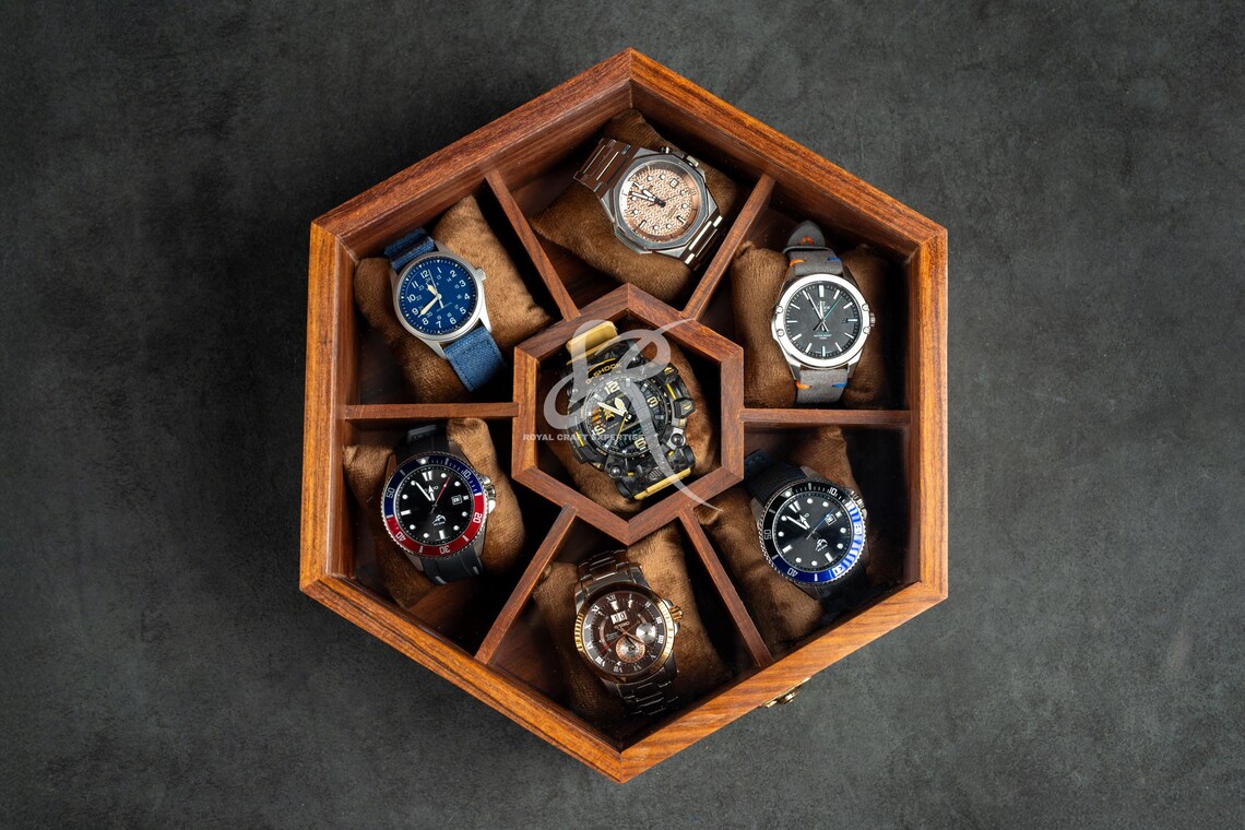 Free Personalized Luxury Watch Box for Men, Best Gift for Dad, Mens ...