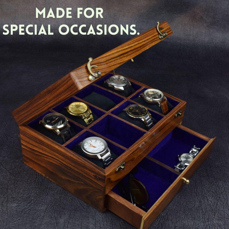 Wooden Box Watch Holder - Etsy