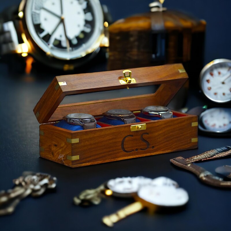 3 Watch Watch Box - Etsy