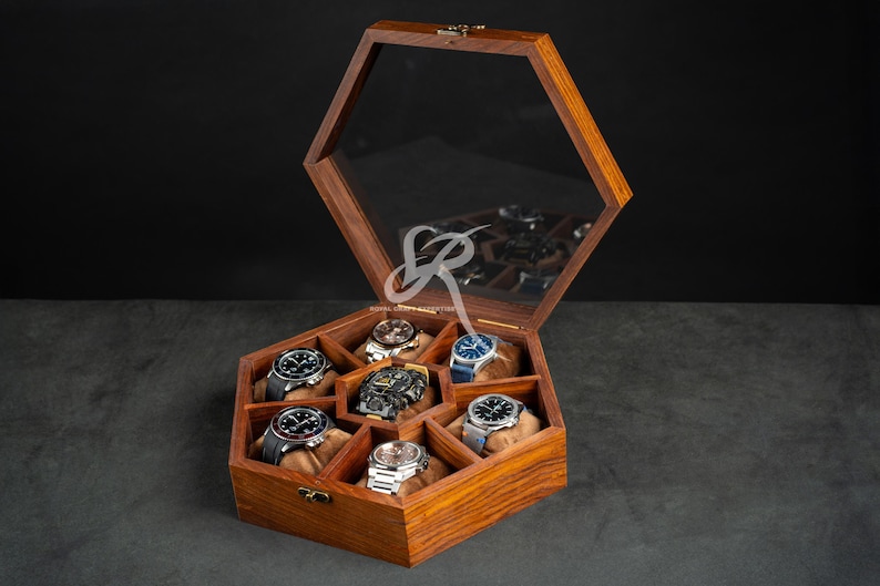 Free Personalized Luxury Watch Box for Men, Best Gift for Dad, Mens ...
