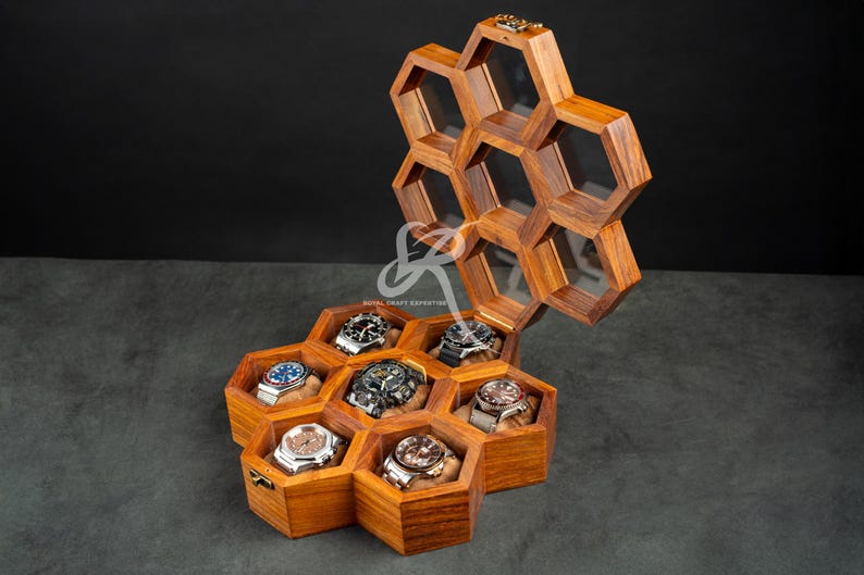 Free Personalized Luxury Watch Box for Men, Best Gift for Dad, Mens ...