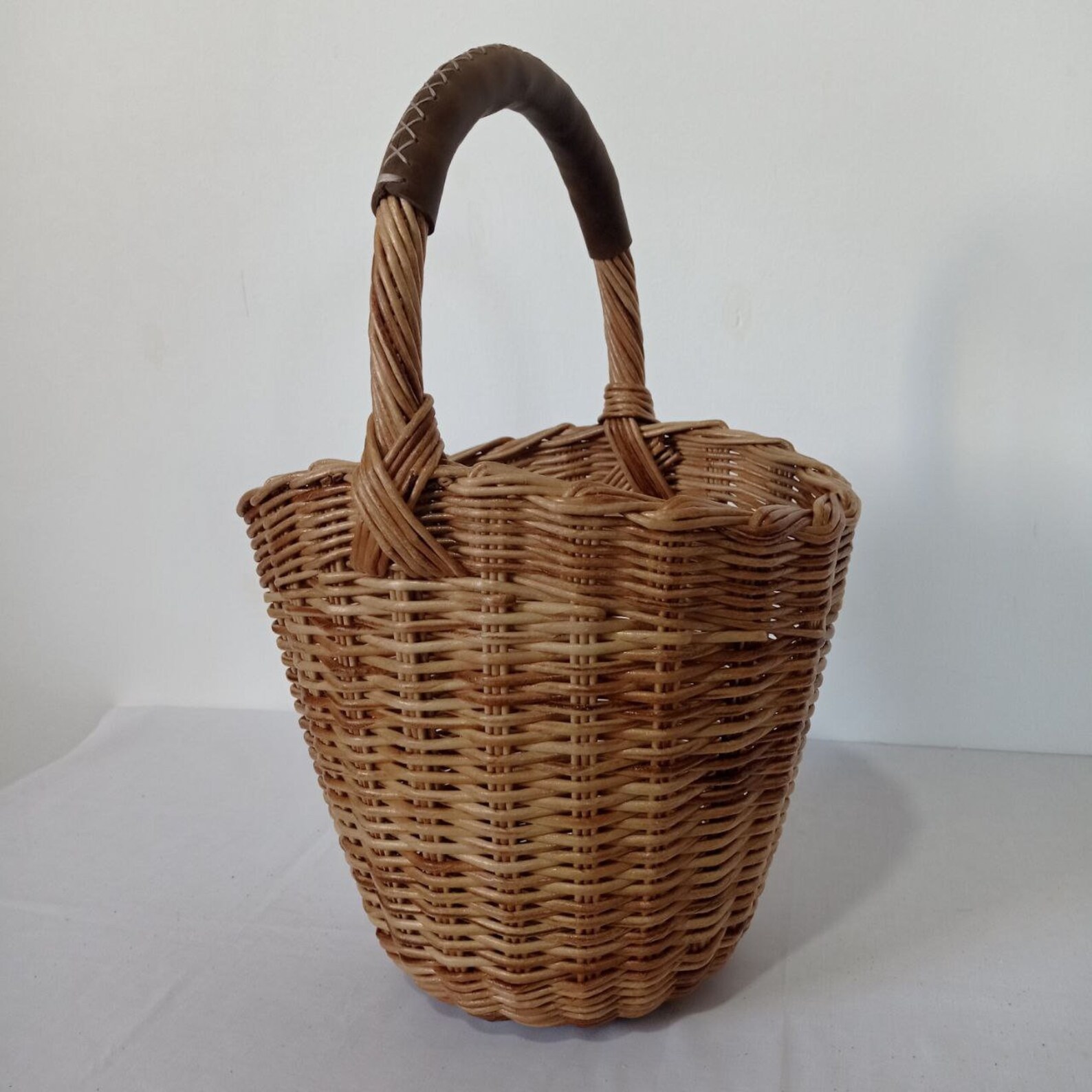 Birkin Style Paper Wicker Basket Bag - Etsy
