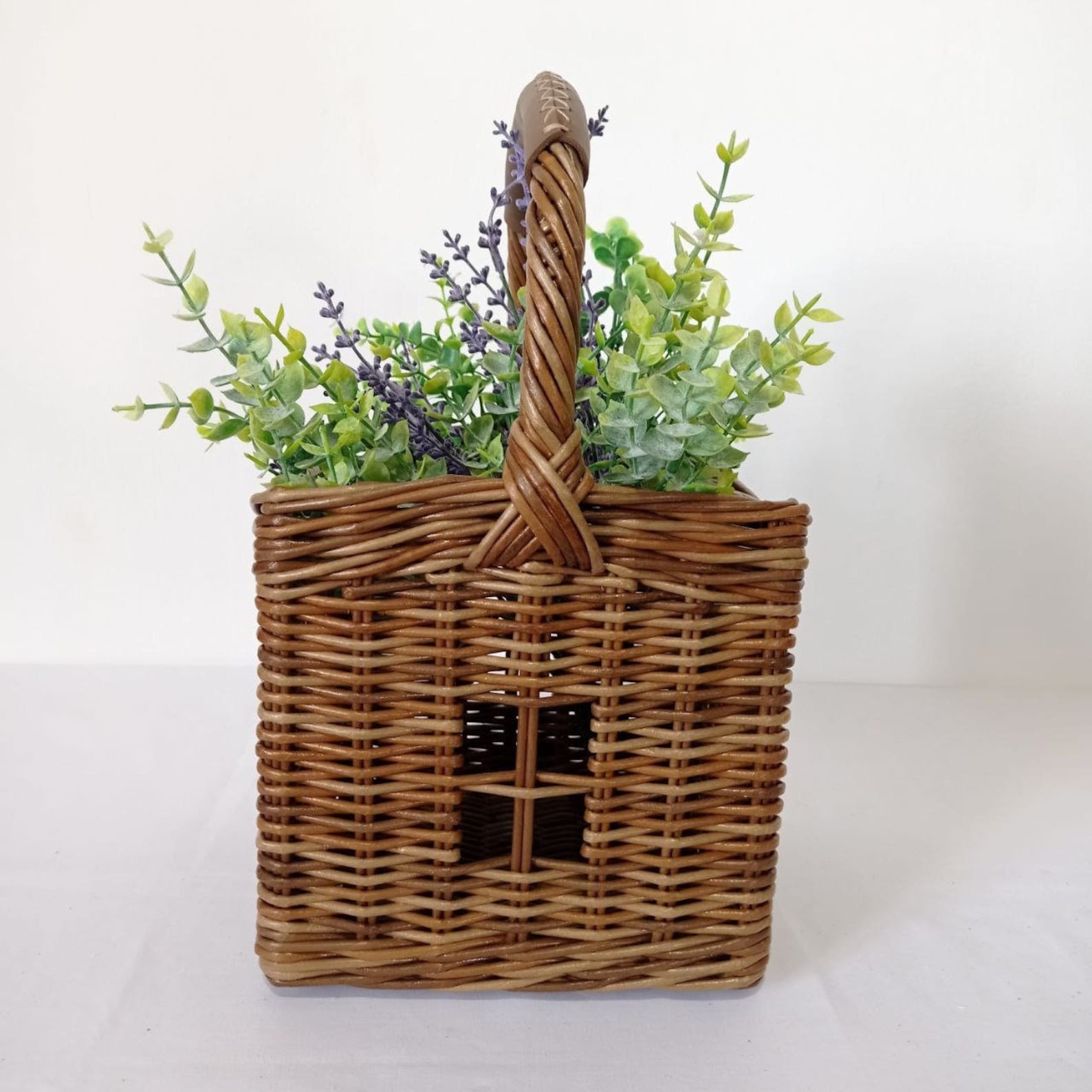 Children's Wicker Basket - Wicker Basket - Brown Basket - Wicker Basket ...