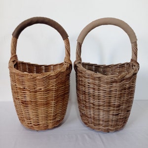 Jane Birkin Style Wicker Basket | Wicker Basket Bags | Beach Basket ...