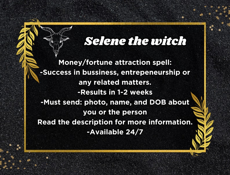 Money Attraction Spell | Wealth & Fortune Magnet | Authentic Abundance ...