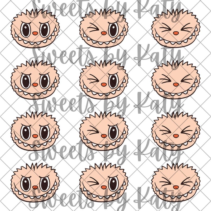 Labubu Cake Toppers - Etsy