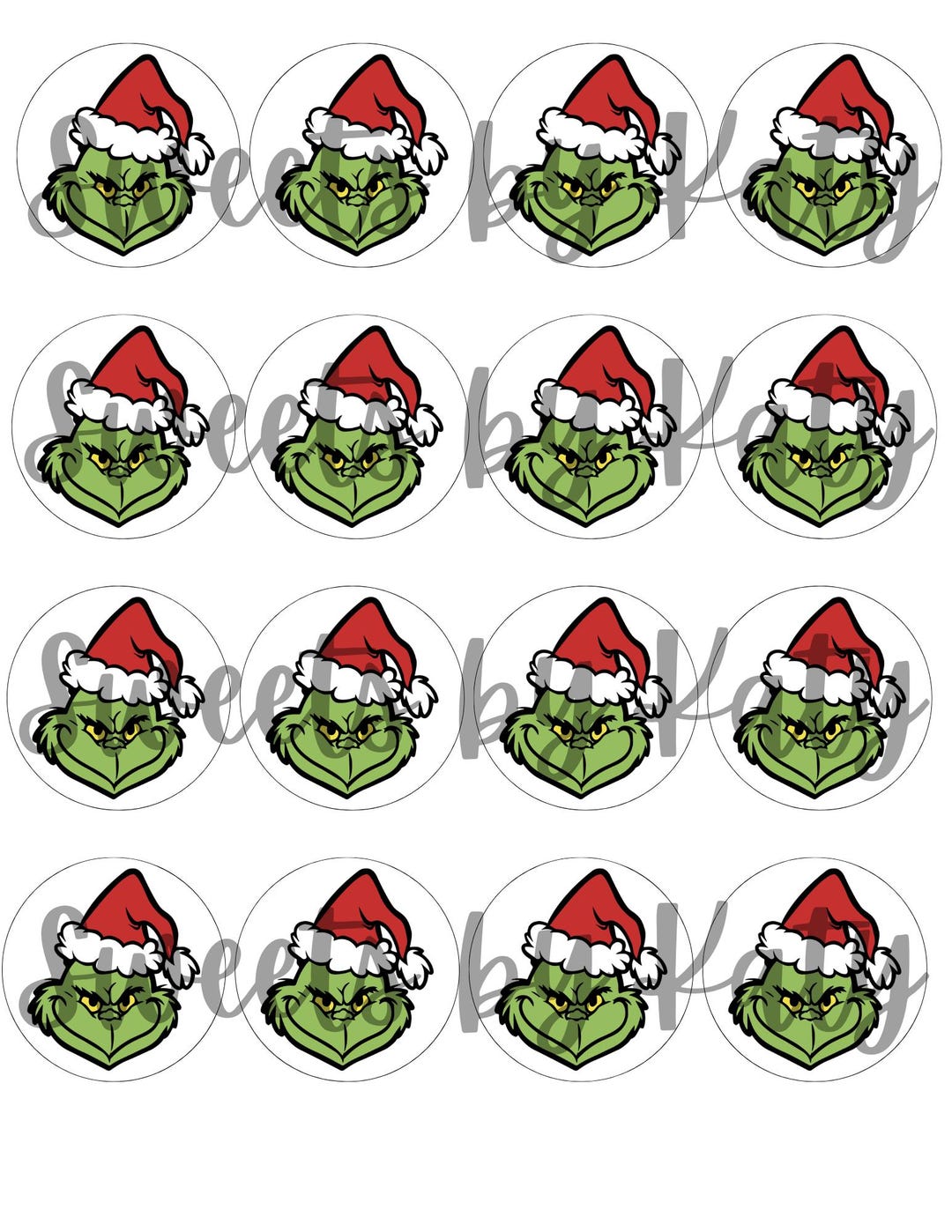 Grinch Edible Images - Etsy