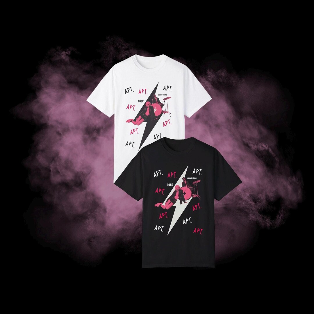 Rosé APT. Kpop Tee, Rosé Solo, APT. Merch, Blackpink Kpop Concert Shirt ...