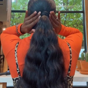 16in Velcro Ponytail - Etsy