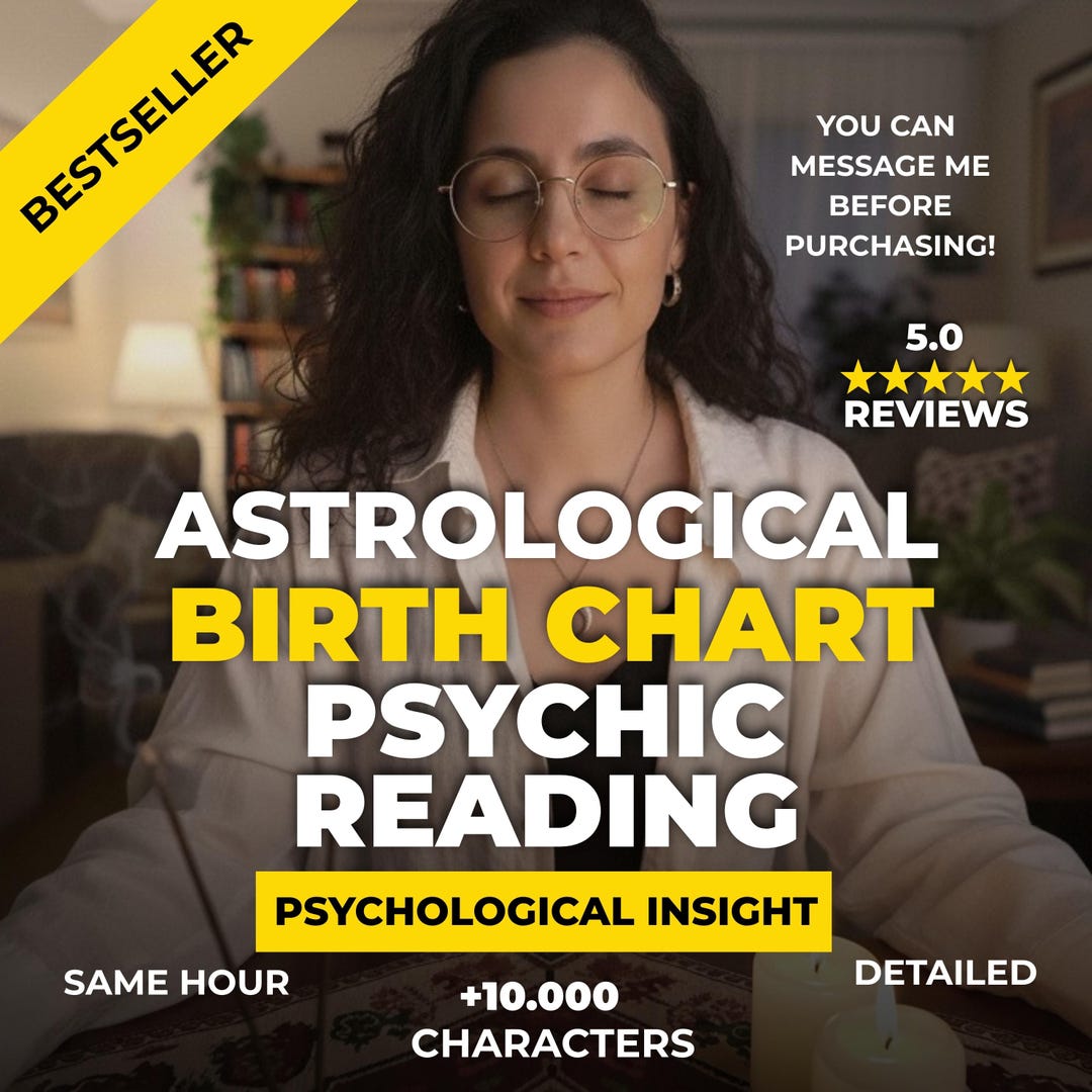 Detailed Astrological Birth Chart Reading - Psychic Insights, Same Hour ...